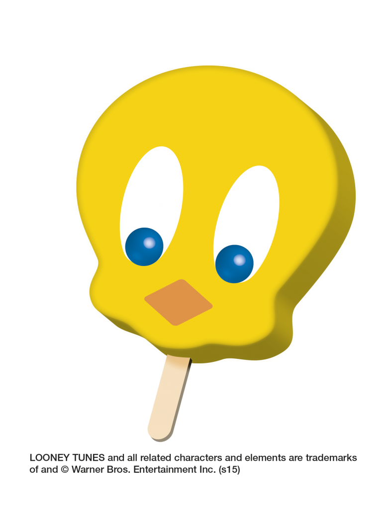 Tweety Face Bar - Ice Cream Distributors of Florida